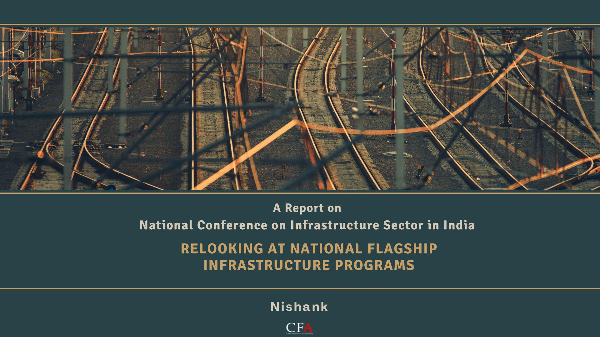 Relooking at National Flagship Infrastructure Programs - Centre for ...