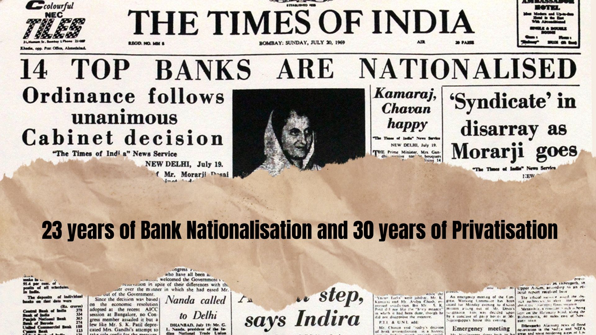 The first 23 years of Nationalisation and 30 years of Privatisation ...