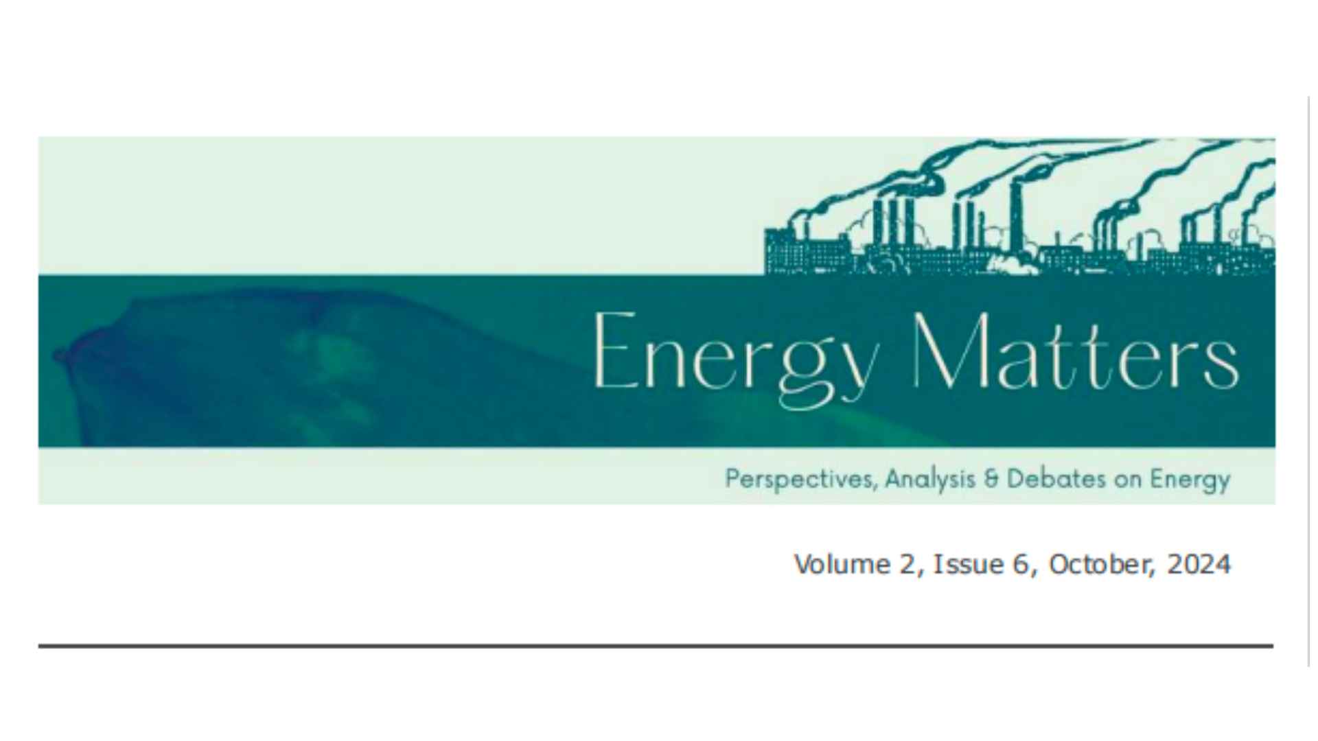Energy Matters | October 2024 - Centre for Financial Accountability